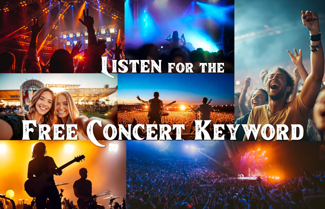 Listen & Text the Free Concert Keyword to Win Tickets! | 101.7 Chuck FM